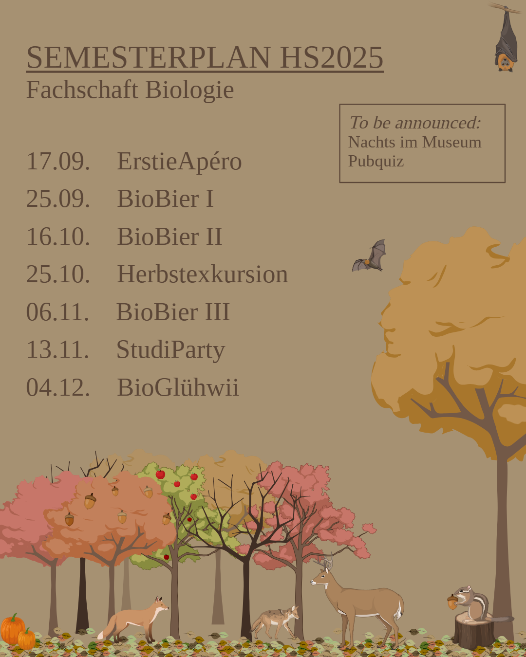 Semesterplan HS2025 | fs bio